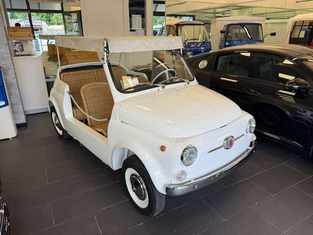 Fiat 500C SPIAGGINA JOLLY 1960 TARGHE NERE ORIGINALI 55.000 Km 33.900 ...